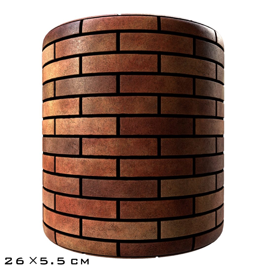 Red Rustic American Brick 01 Texture / PBR Material | CGMood