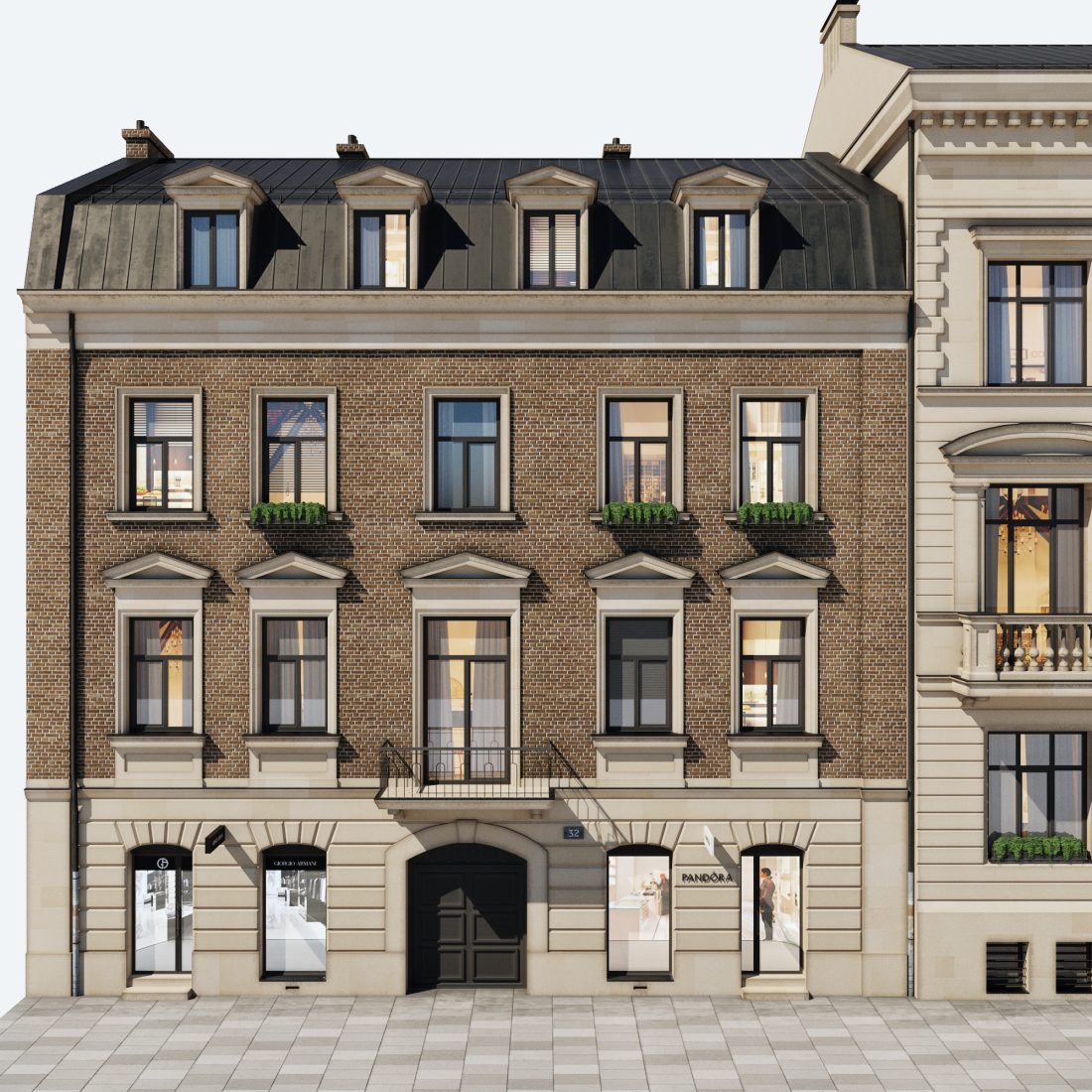 Facades_vol3 3D Model for VRay | CGMood