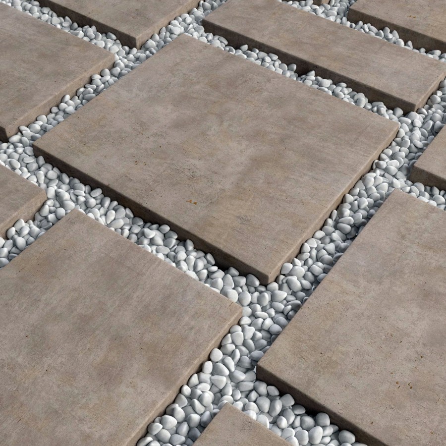 Paving Tile Pebble N10 - 3D Model for VRay, Corona