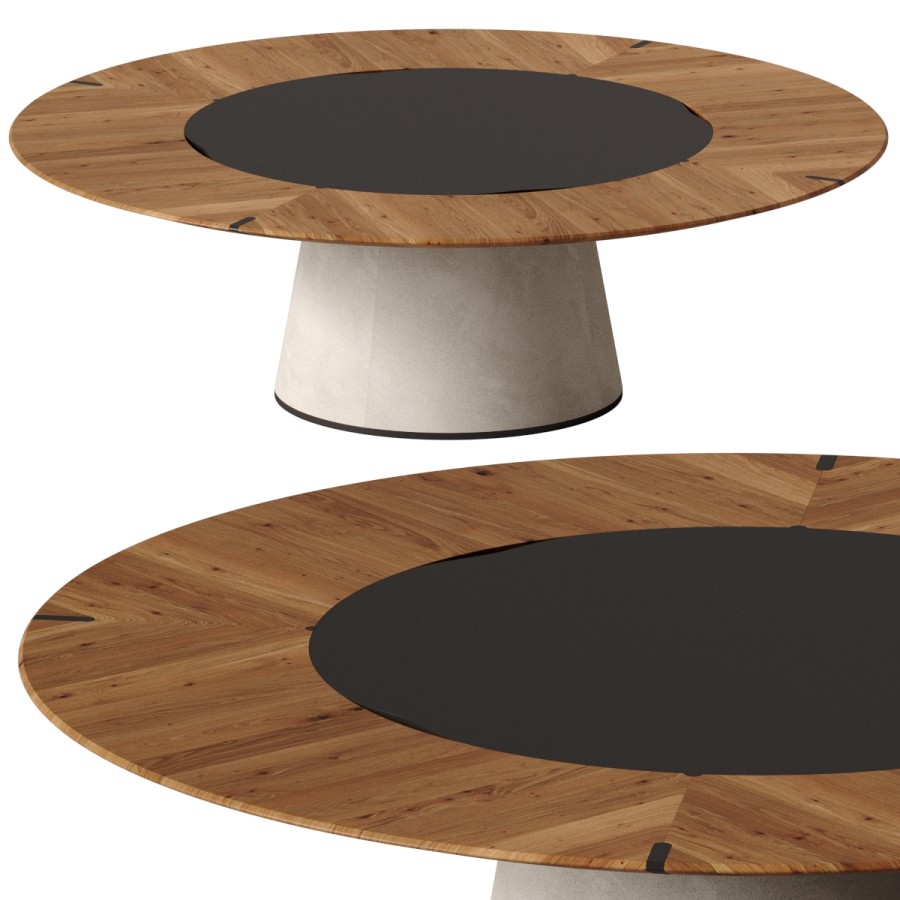 Fang Table By Giorgetti - 3D Model for VRay, Corona