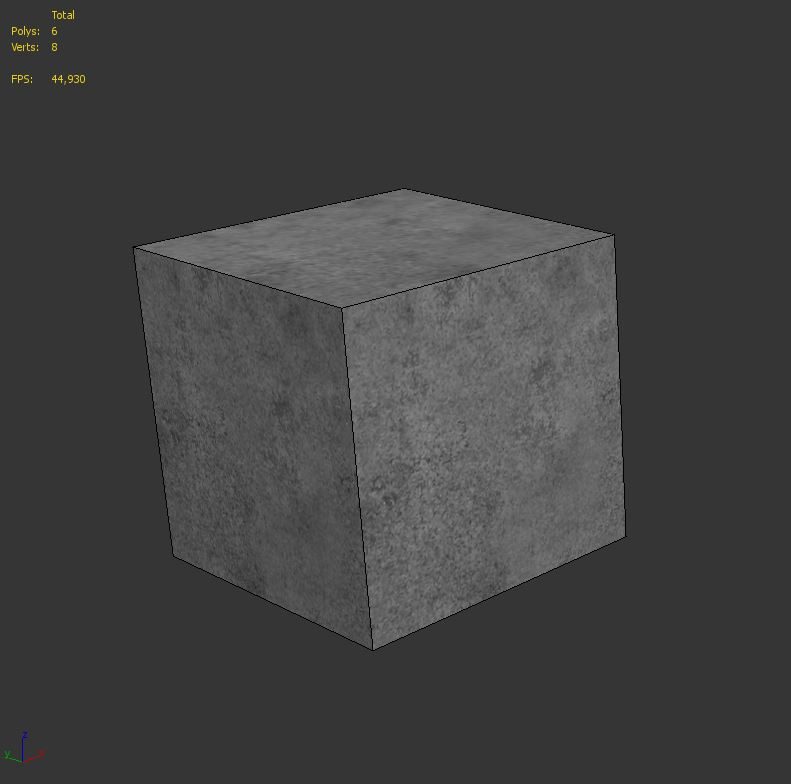Decorative Concrete 2 - 3D Model for VRay, Corona