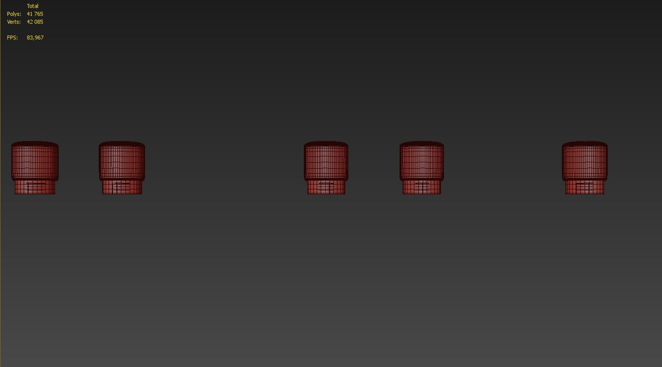 Pall Mall Stool 3D Model for VRay | CGMood