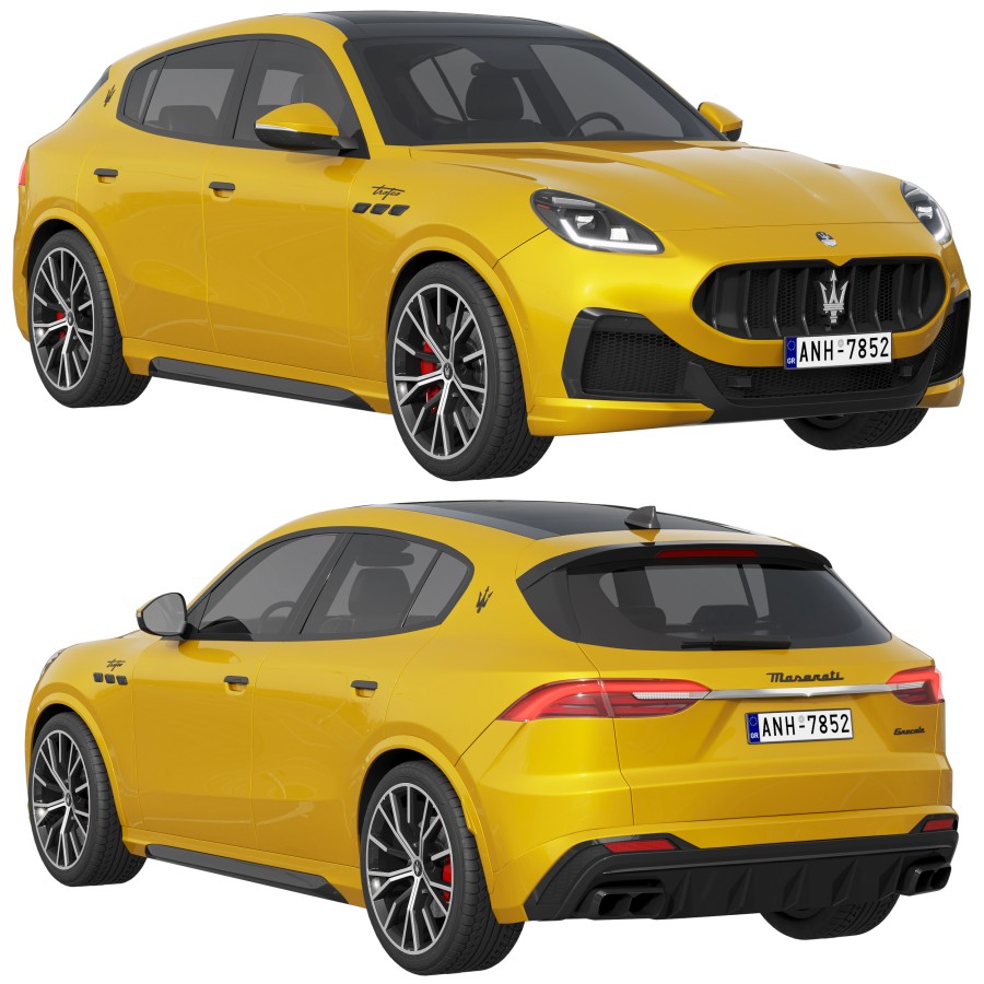 Maserati Grecale Trofeo - 3D Model for Corona