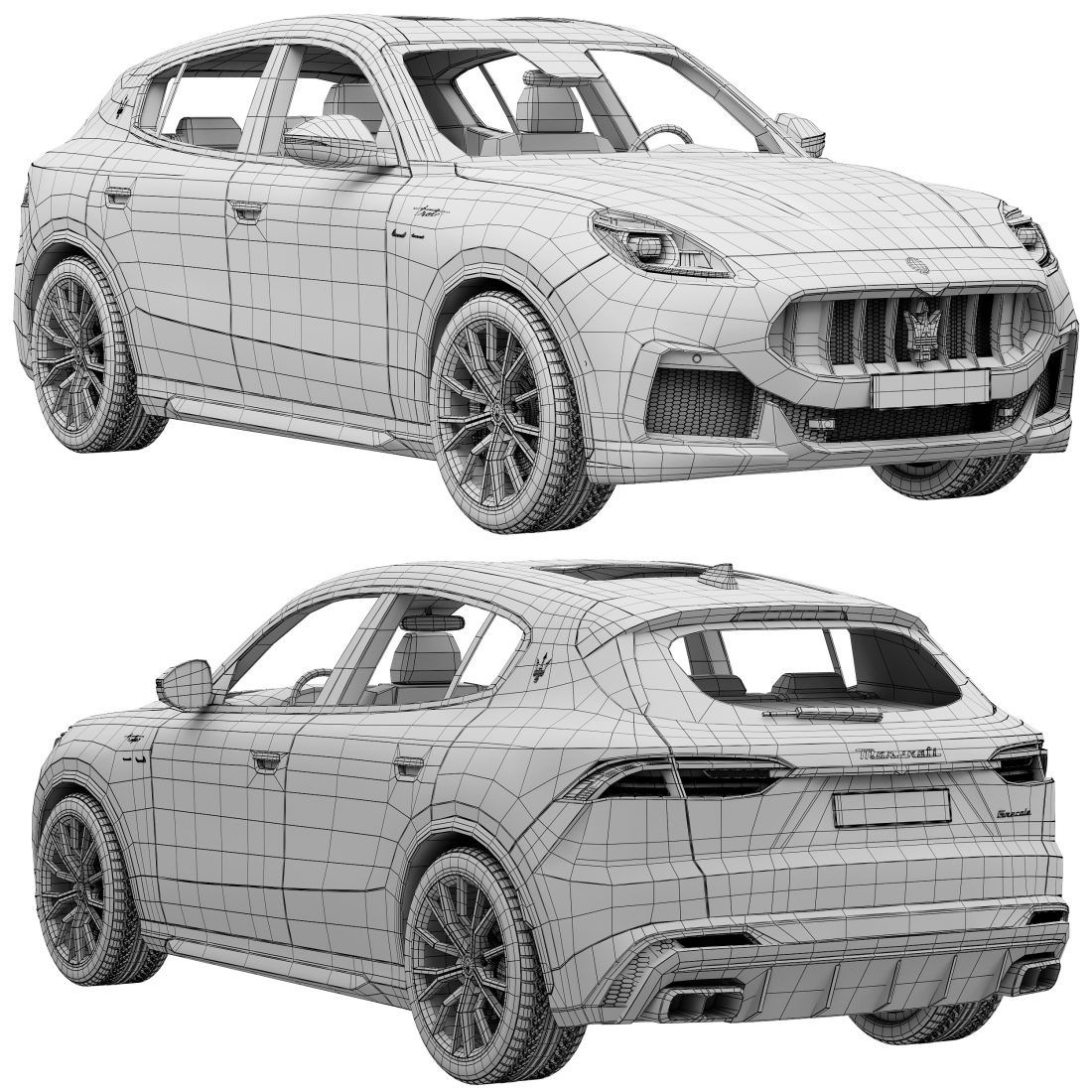 Maserati Grecale Trofeo 3D Model for VRay | CGMood