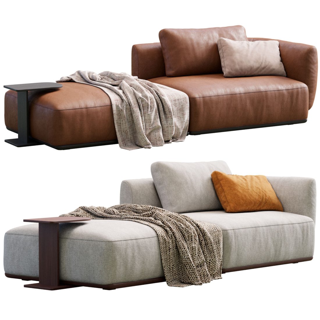 Smooth Sofa By Blanche - 3D Model for Corona
