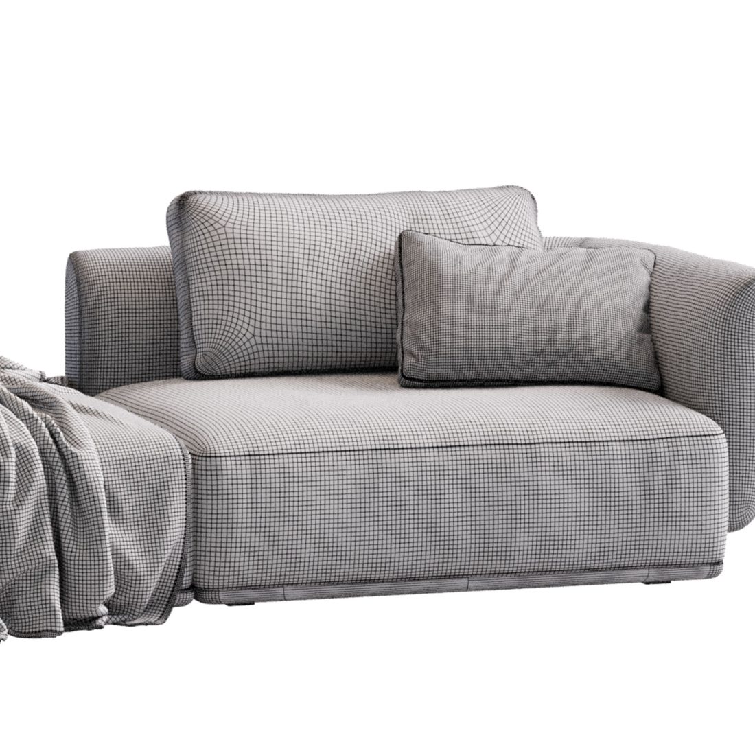 Smooth Sofa By Blanche - 3D Model for Corona