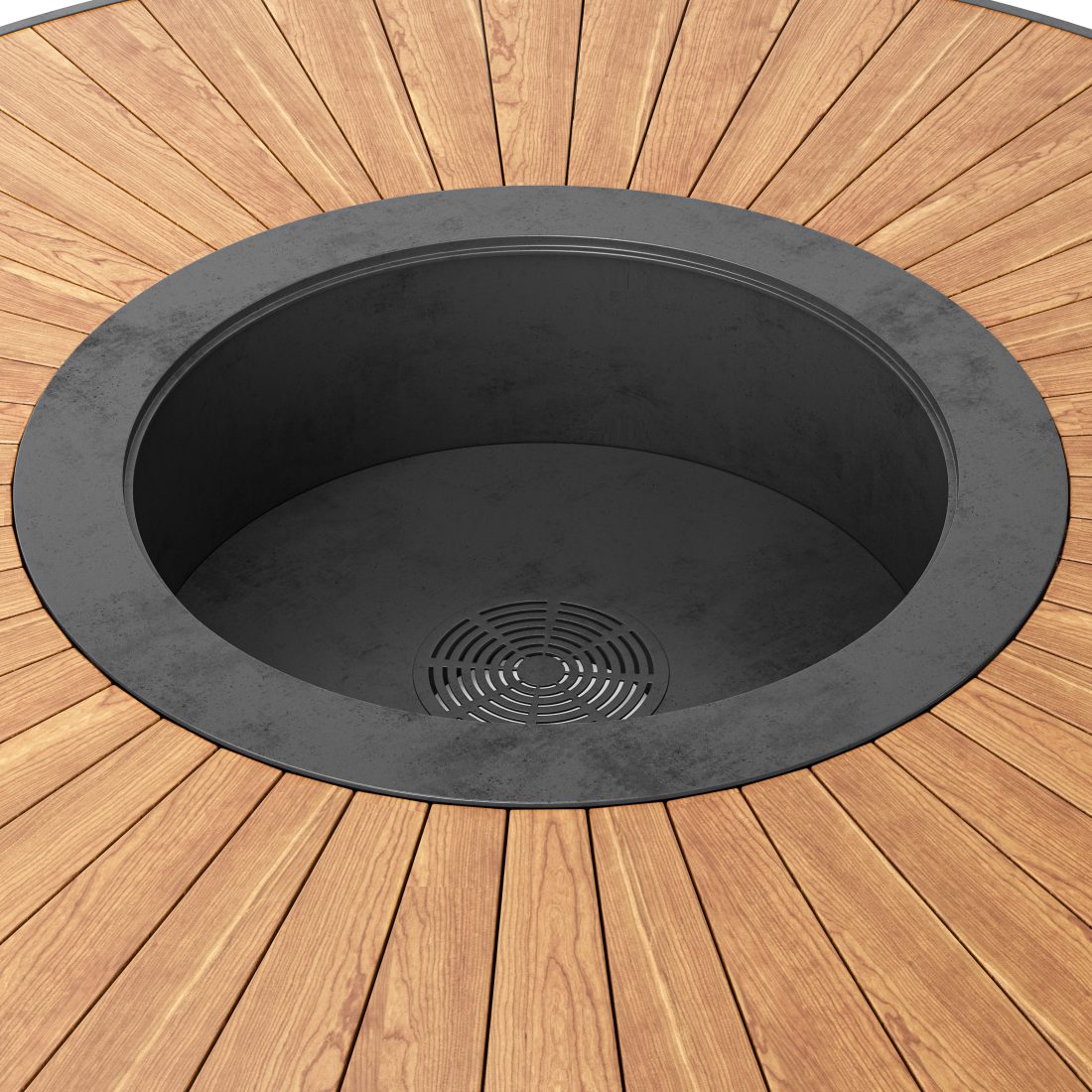 Fire Pit 04 - 3D Model for VRay, Corona