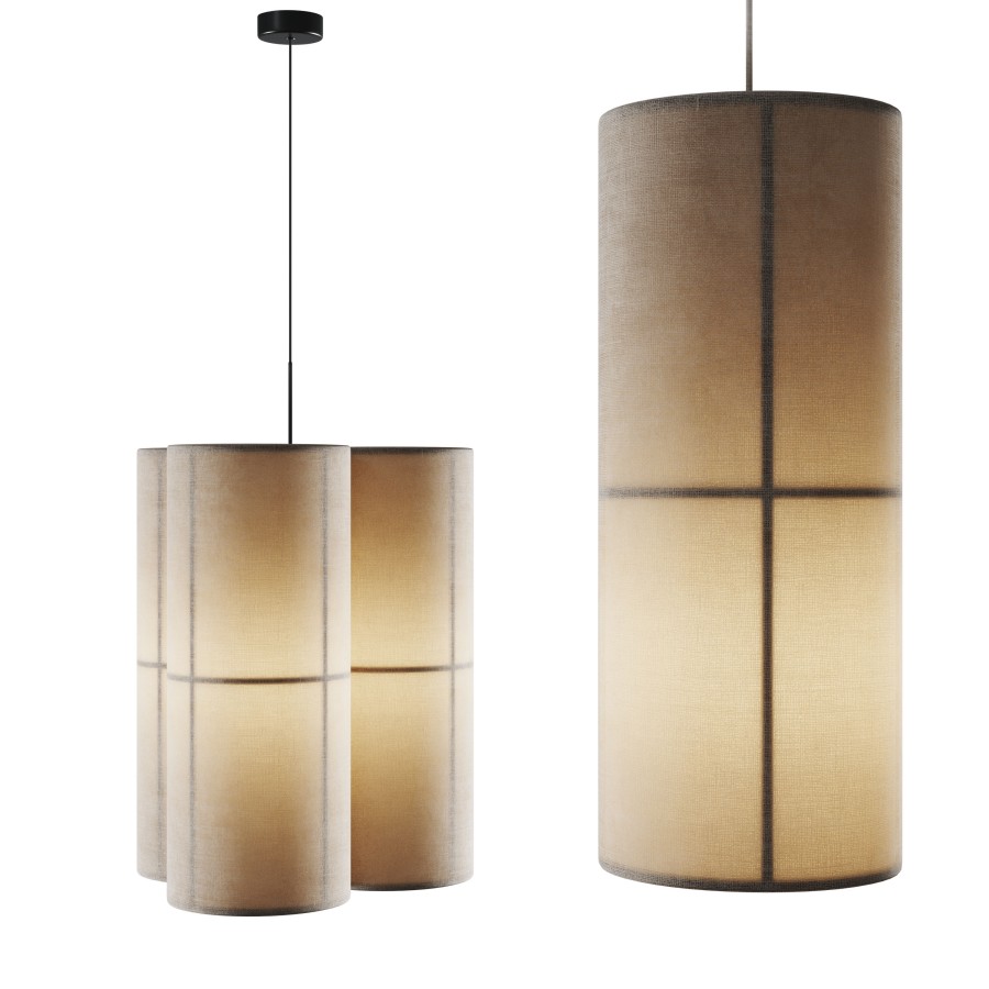 Hashira Pendant Lamp 3D Model for VRay, Corona | CGMood