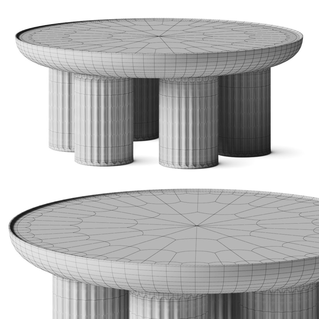 Movimento Kalokagathos Coffee Table - 3D Model for VRay, Corona