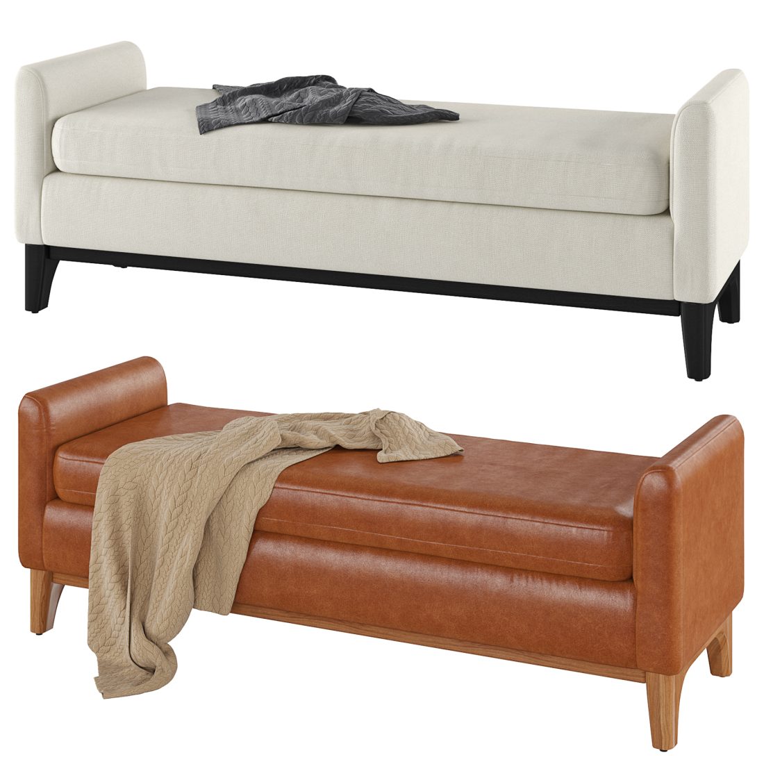 Harvey Bench - 3D Model for VRay, Corona
