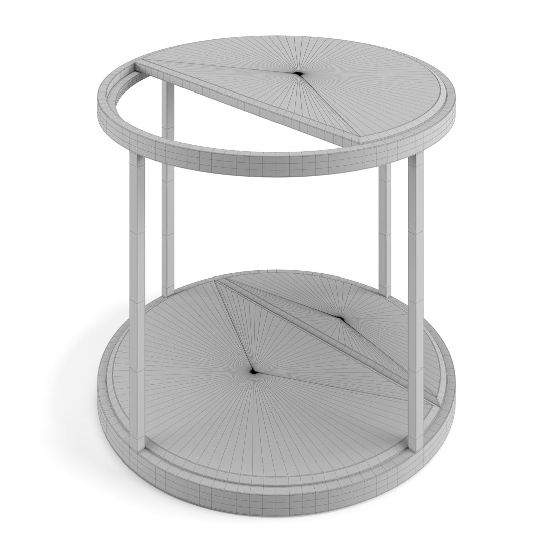 Luxence Luxury Living Manhattan Coffee Tables Set - 3D Model for VRay ...