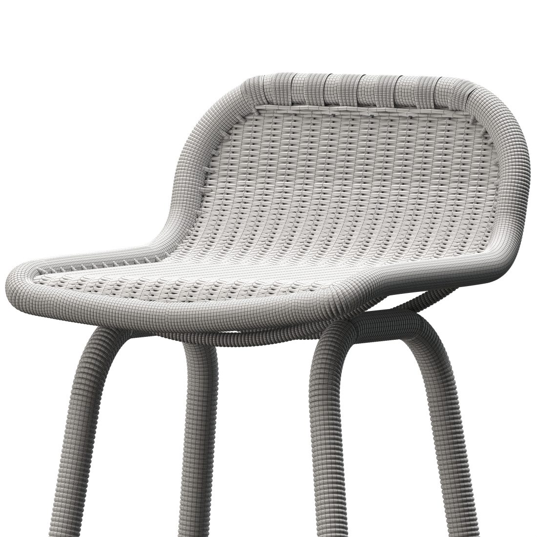 S+b Stroh Bar Stools - 3D Model for Corona