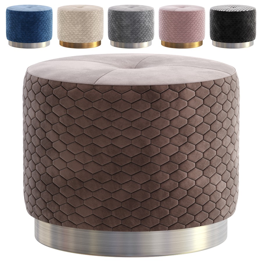Pouf Honey By Inmyroom.ru - 3D Model for Corona