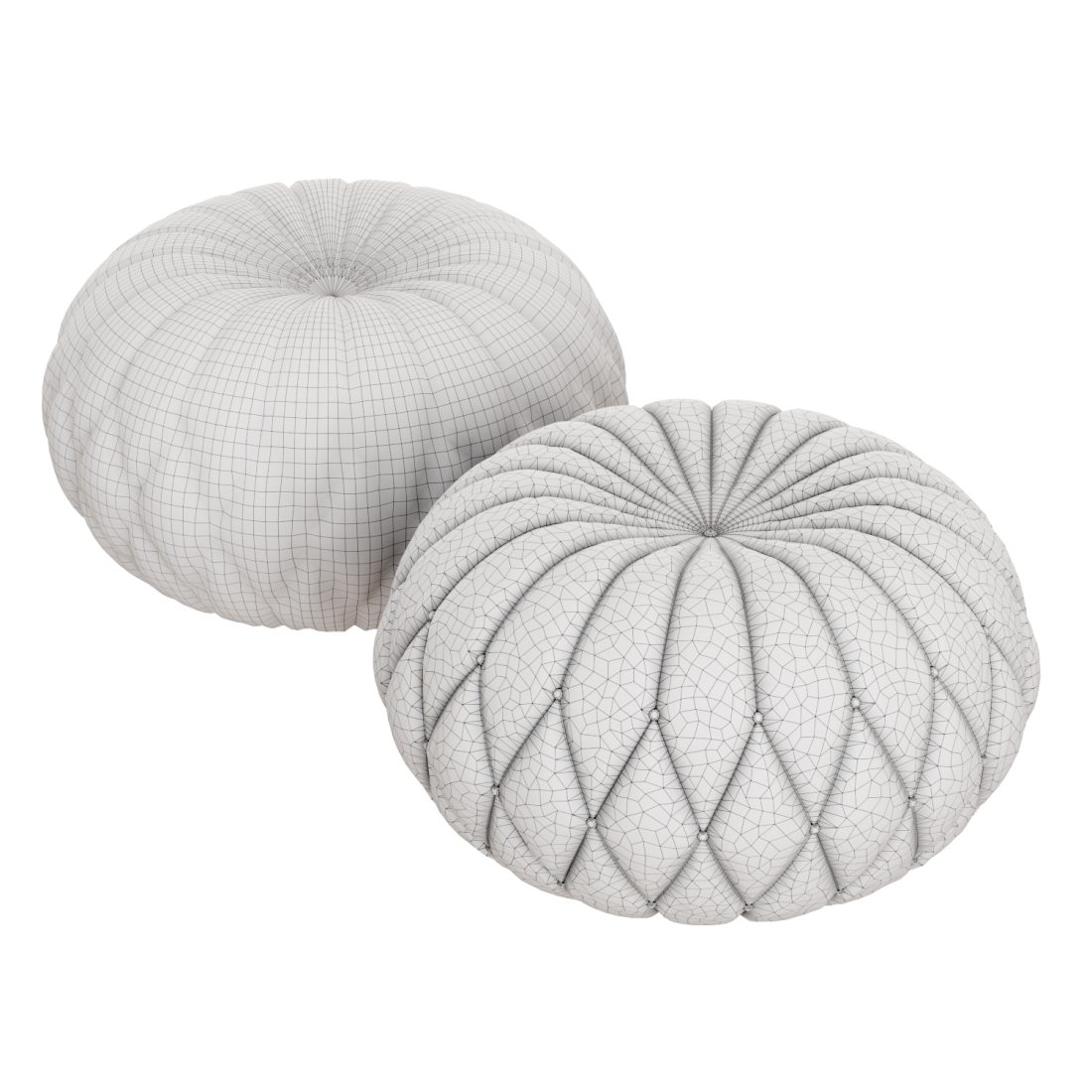 Pouf Torum - 3D Model for VRay