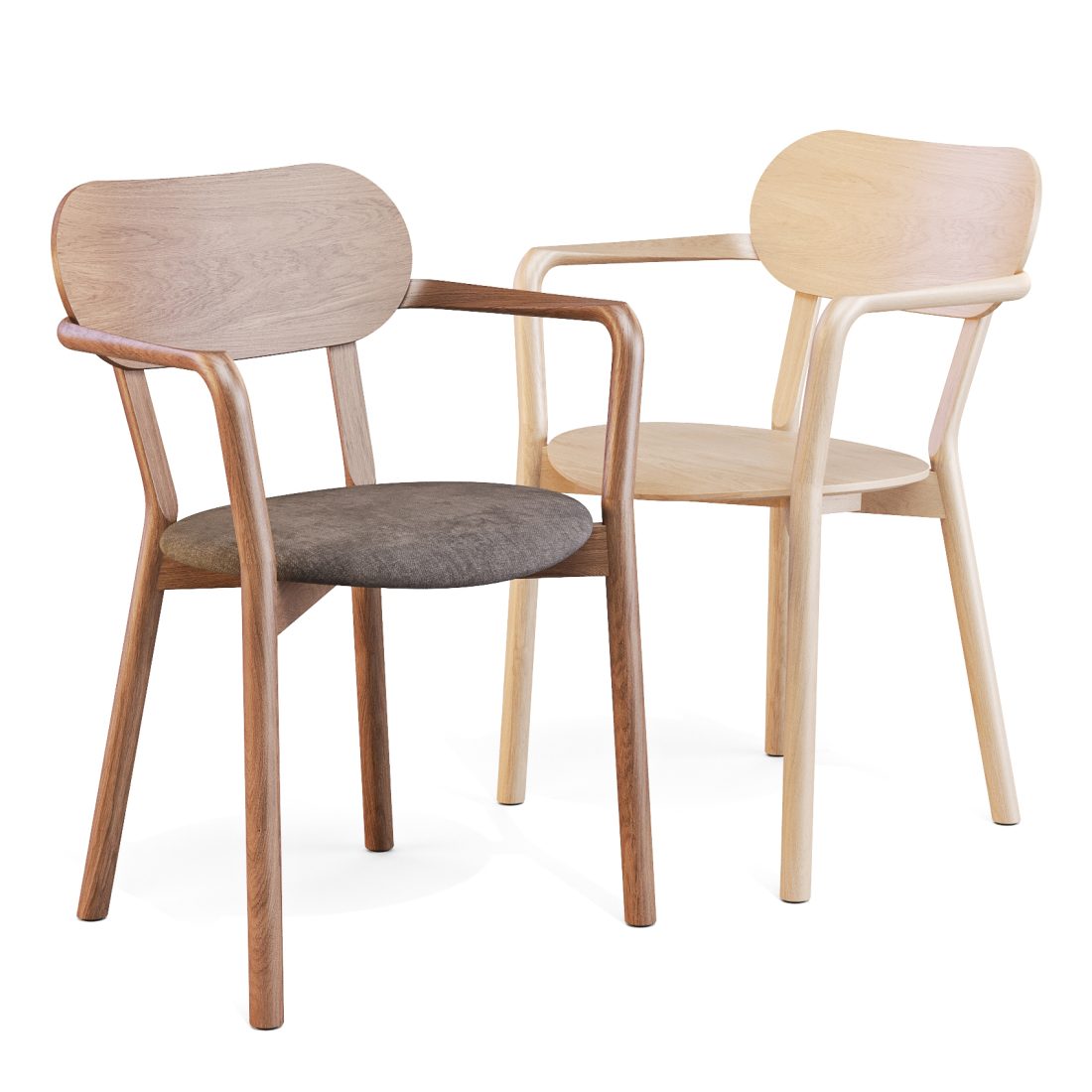 Karimoku: Castor C3430 - Armchairs - 3D Model for Corona