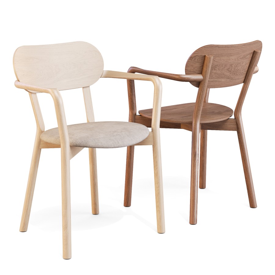 Karimoku: Castor C3430 - Armchairs - 3D Model for Corona