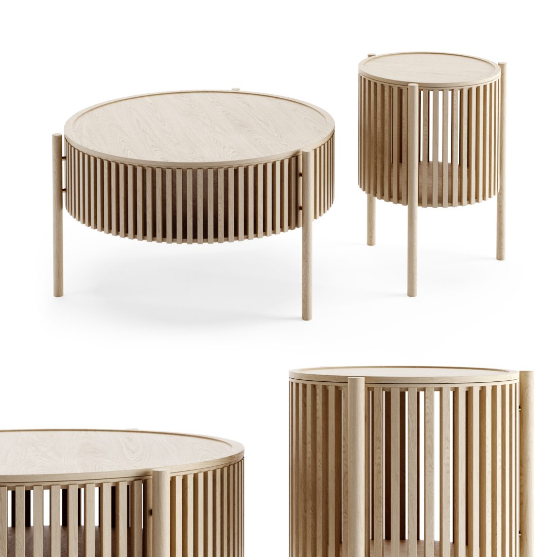 Bolia Coffee Table Story - 3D Model for VRay, Corona
