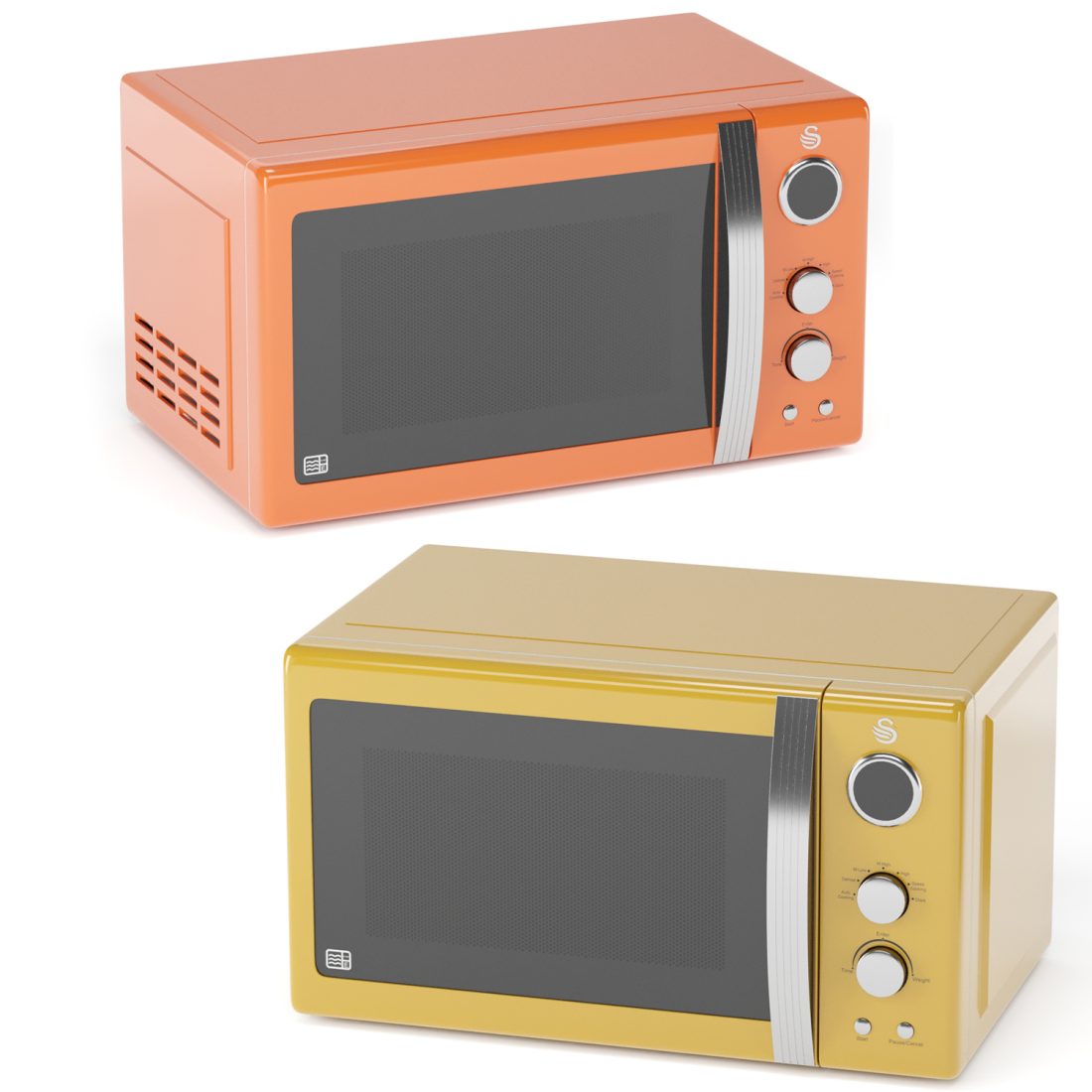 SWAN Kitchen Appliances - 3D Model for VRay, Corona