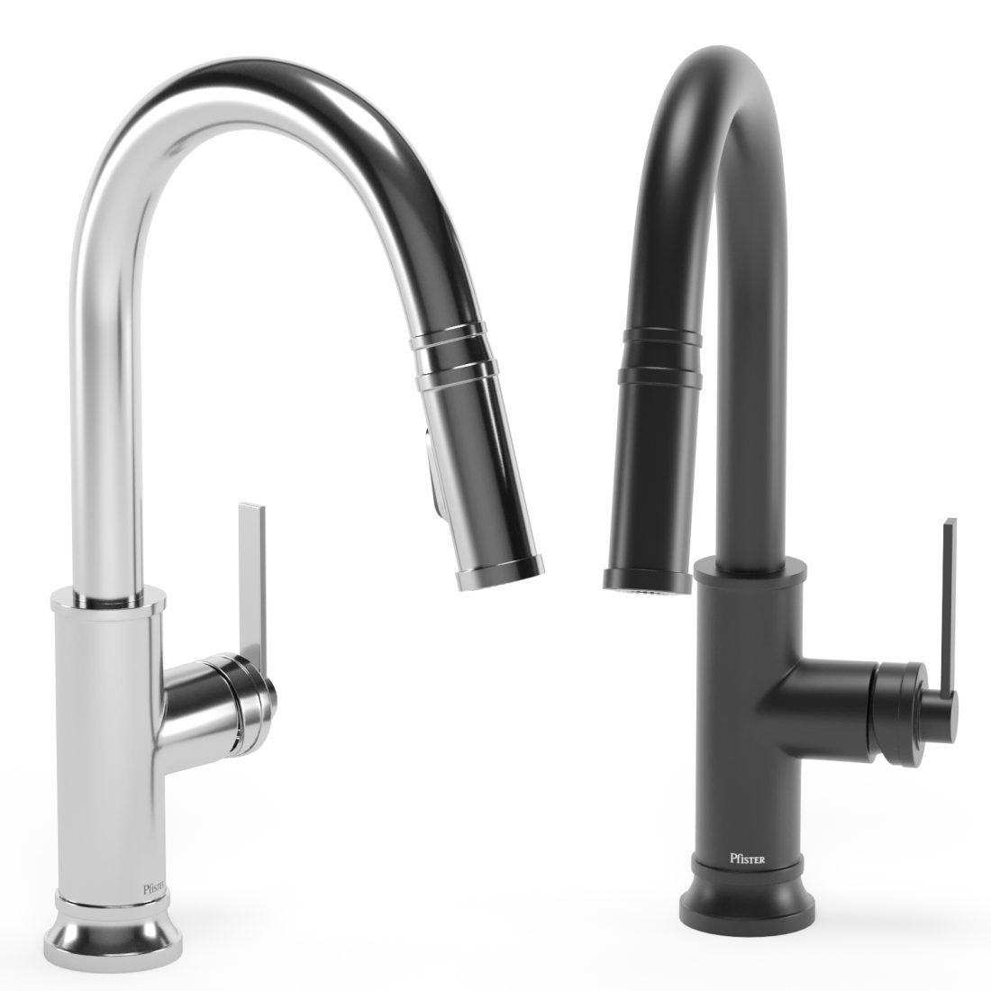 PFISTER Kitchen Faucets - 3D Model for VRay, Corona