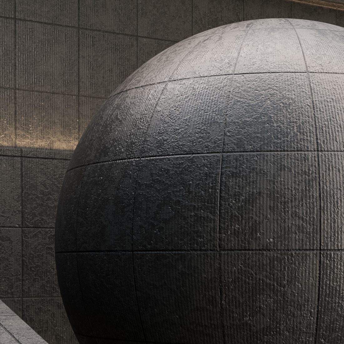 Plaster Material 30 - 3D Model for VRay, Corona