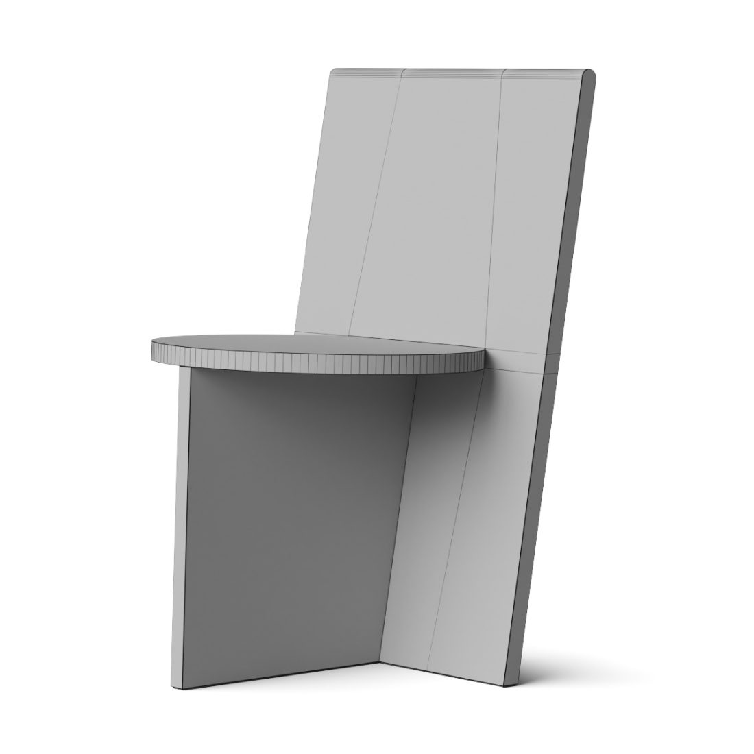 Roll & Hill Three Plane Chair - 3D Model for VRay, Corona