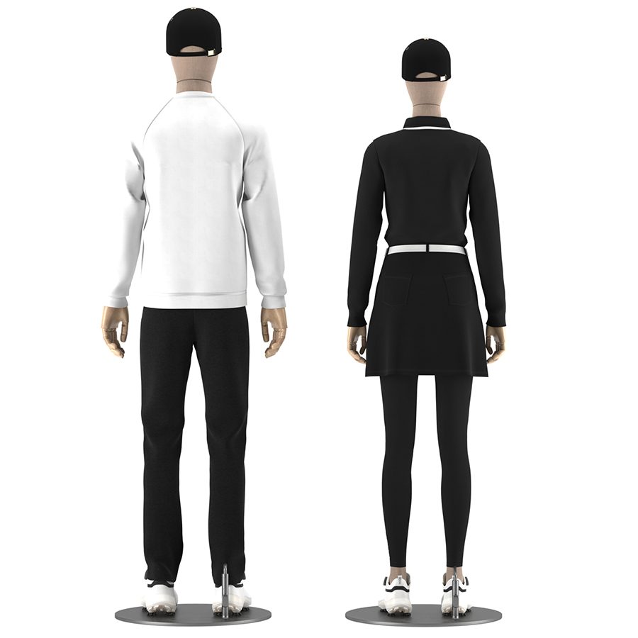 Golf Clothes Mannequin Set 3D Model for Corona | CGMood