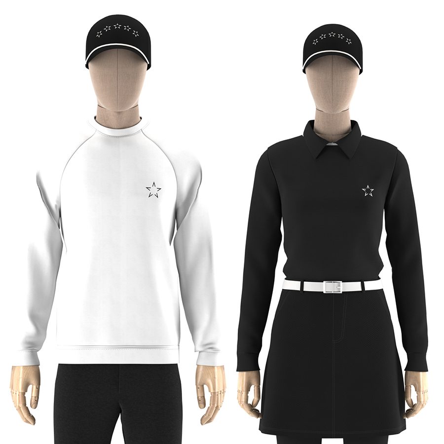 Golf Clothes Mannequin Set 3D Model for Corona | CGMood