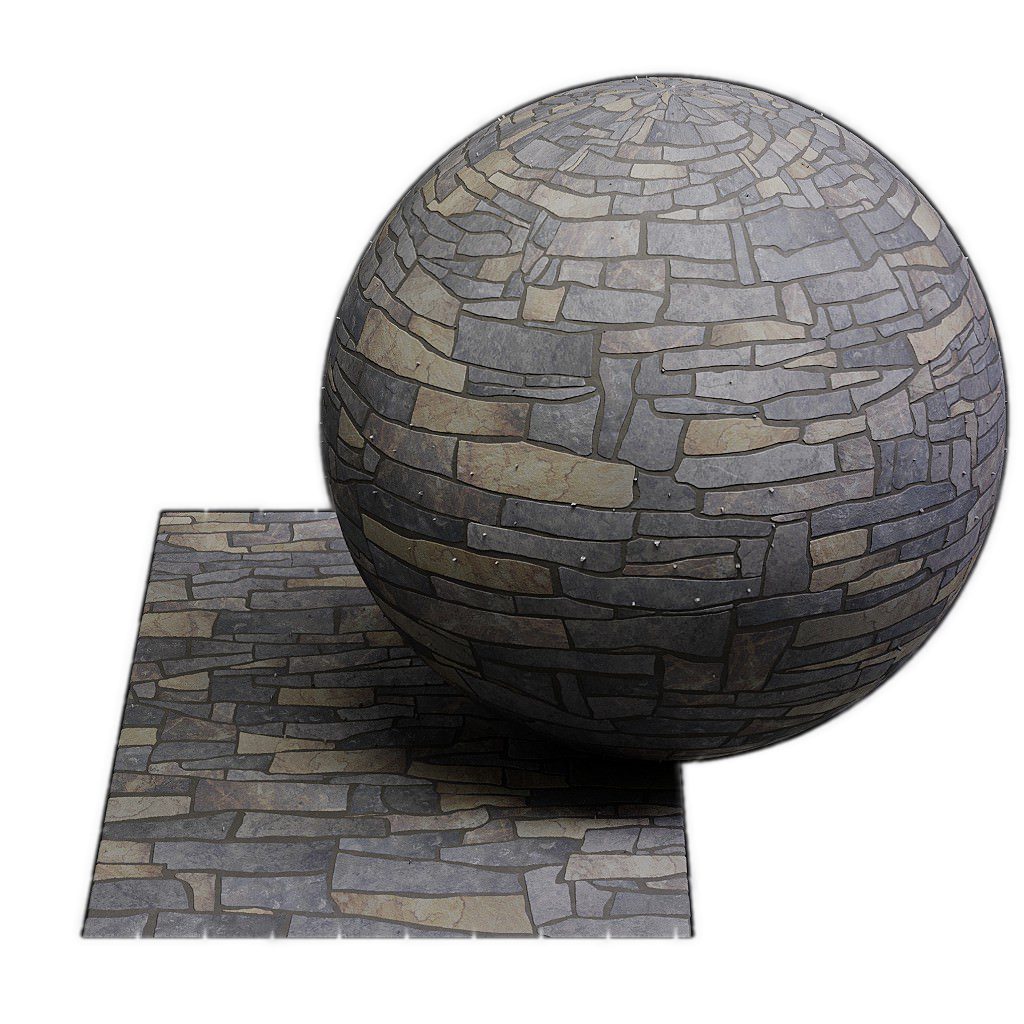 Pavement 22 8K Seamless PBR Material - 3D Model for VRay, Corona, VRay
