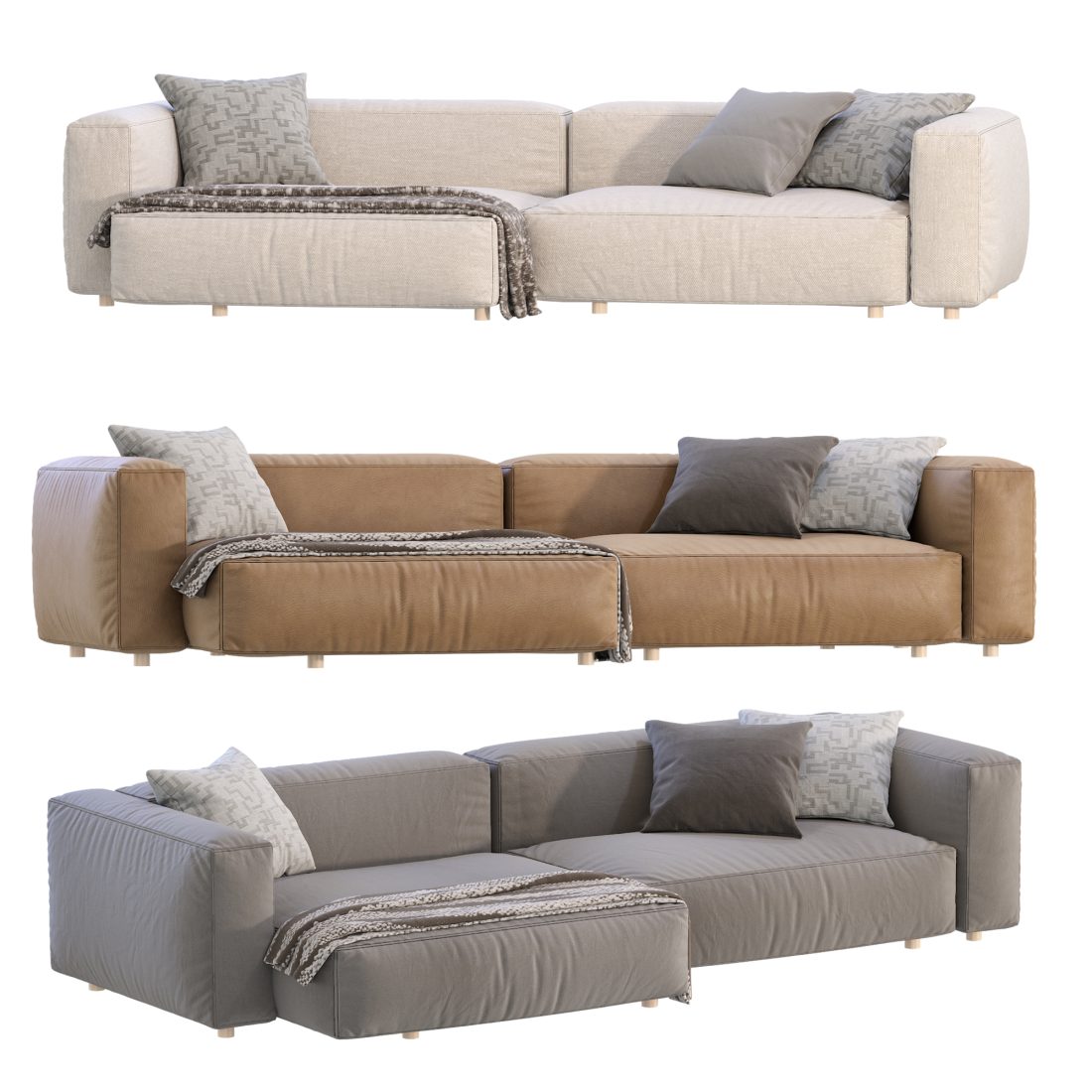 Cosima Modular Sofa By Bolia 3D Model for Corona | CGMood