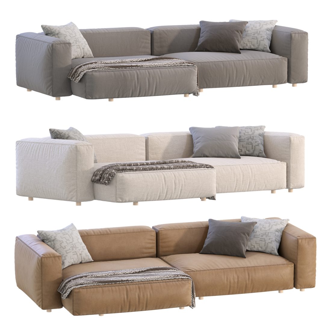 Cosima Modular Sofa By Bolia 3D Model for Corona | CGMood