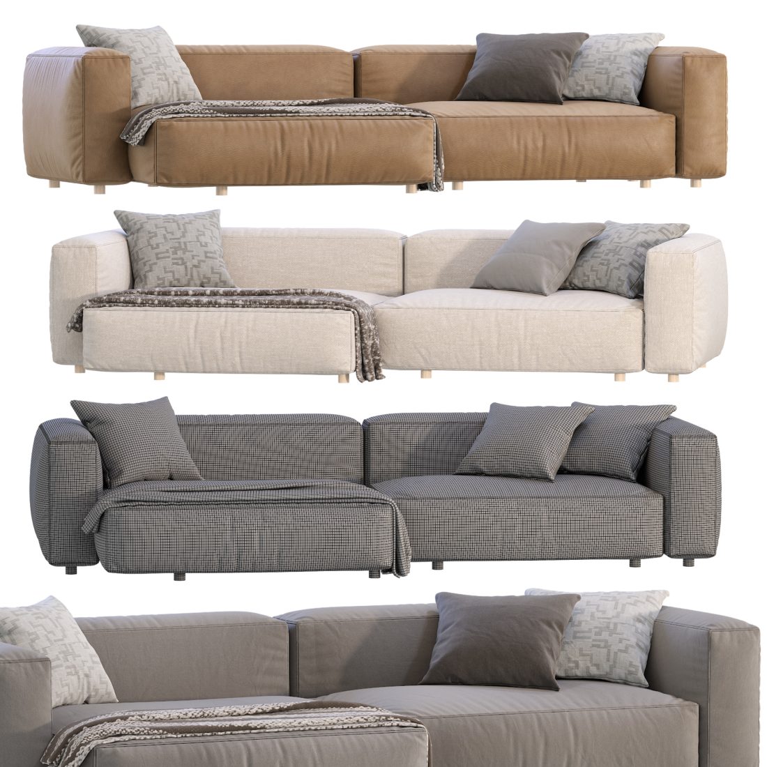 Cosima Modular Sofa By Bolia - 3D Model for Corona