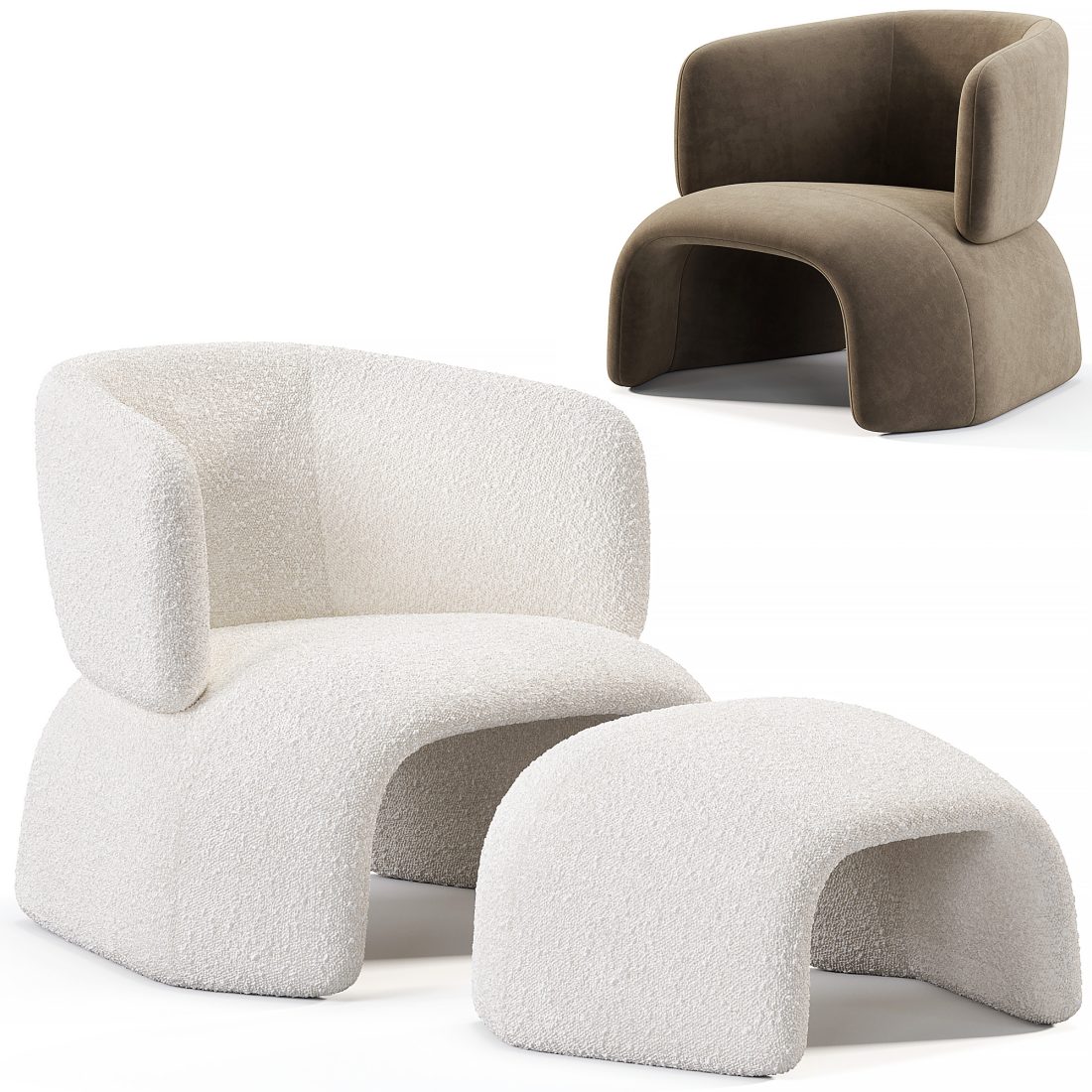 Icarus Armchair By Linteloo - 3D Model for Corona