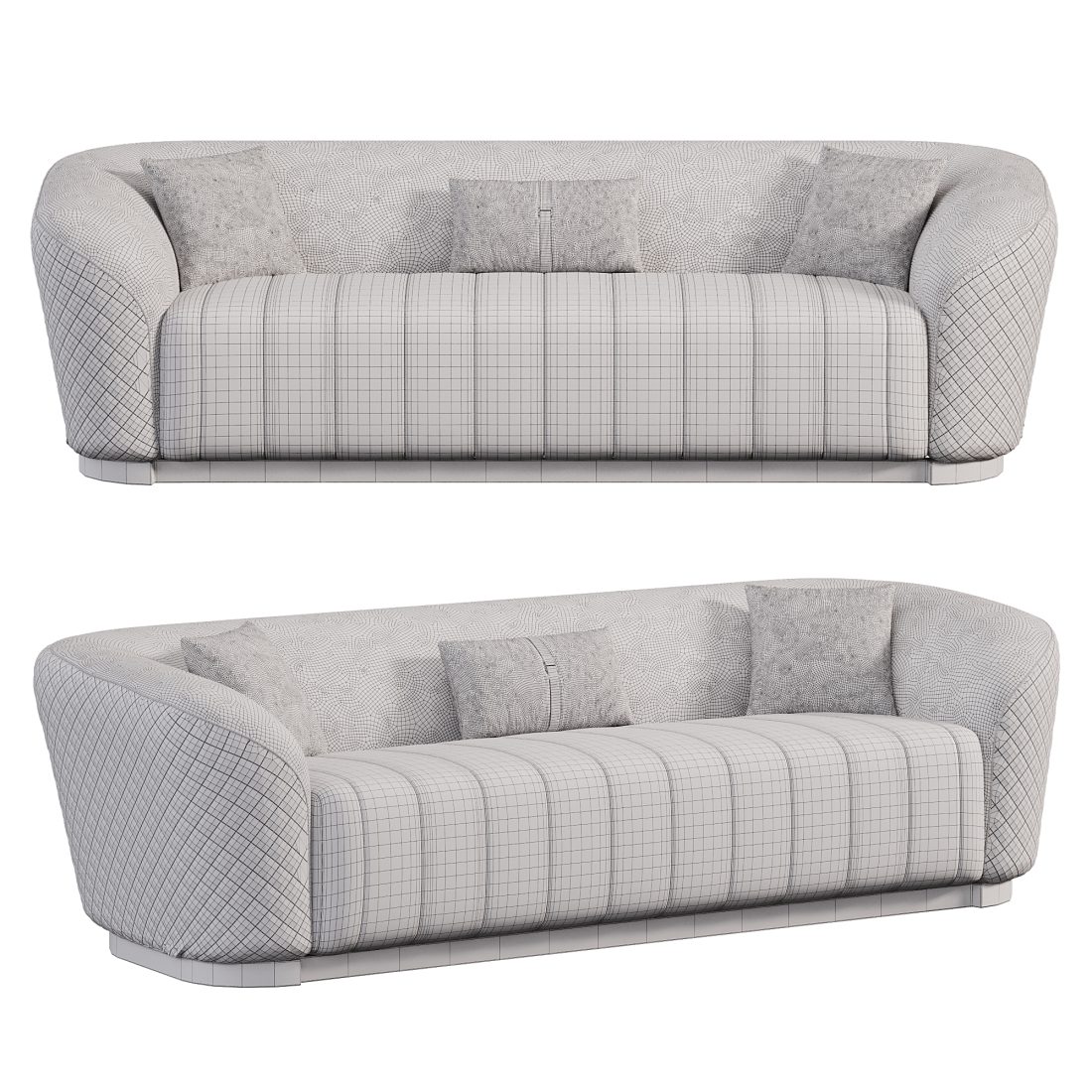 Bell Sofa 3D Model for Corona | CGMood