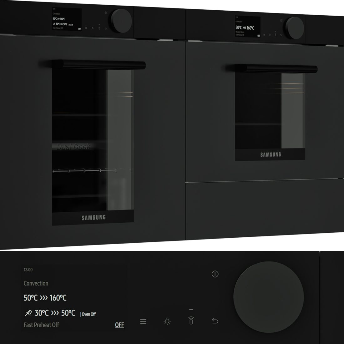 Samsung Infinite Line Appliance Set - 3D Model for VRay, Corona
