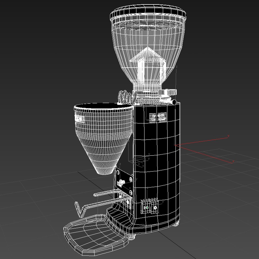 Mazzer Mini Compact Commercial Coffee Grinder 3D Model for Corona | CGMood