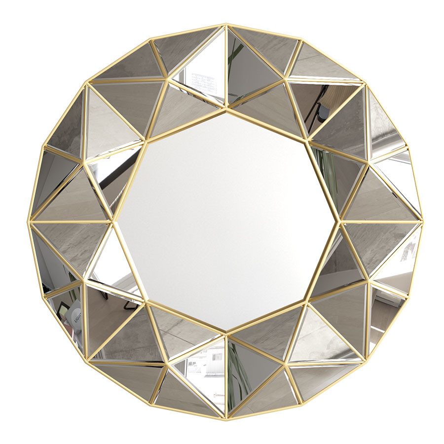 Round Mirror Diamond 3D Model for VRay | CGMood