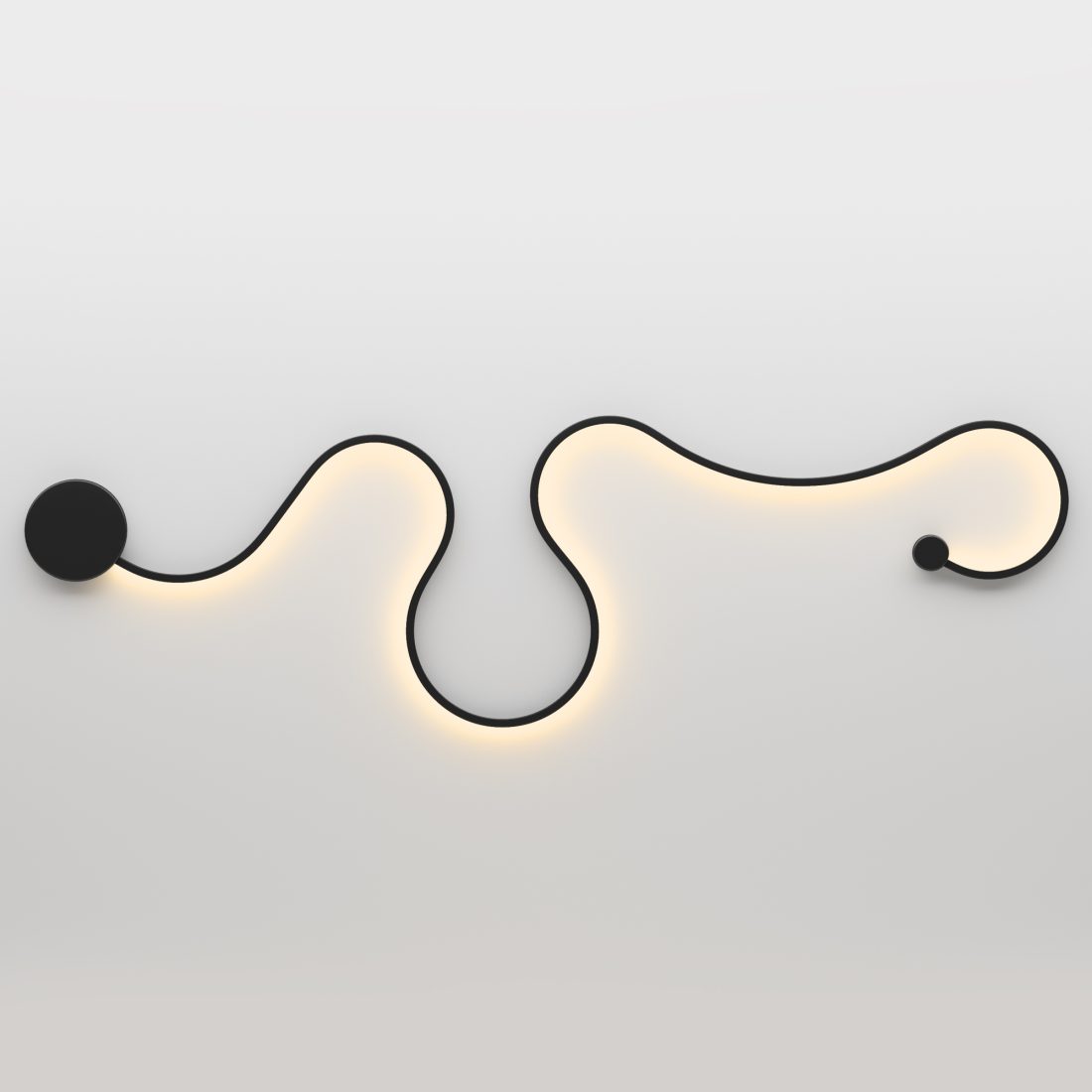 Curved Wall Sconce Led Light 3D Model for VRay | CGMood