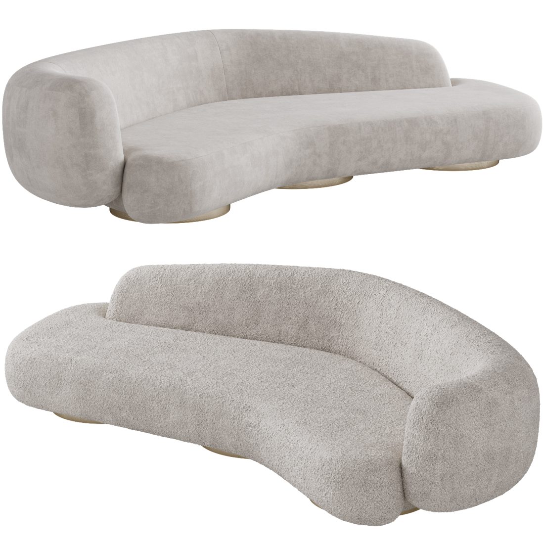 Okha Repose Sofa By Kookudesign - 3D Model for Corona