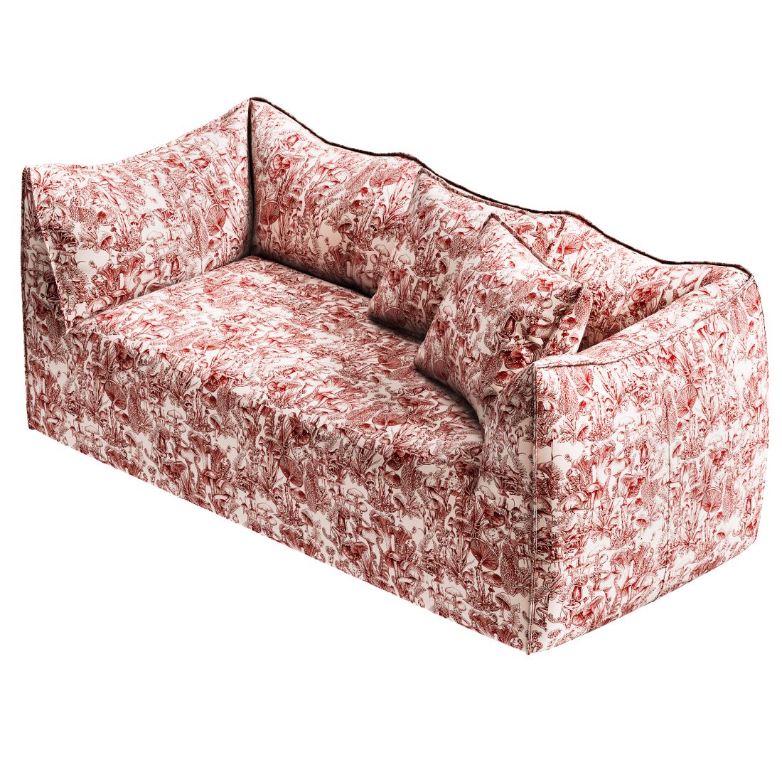 B&b Italia Le Bambole Sofa 3D Model for VRay, Corona | CGMood