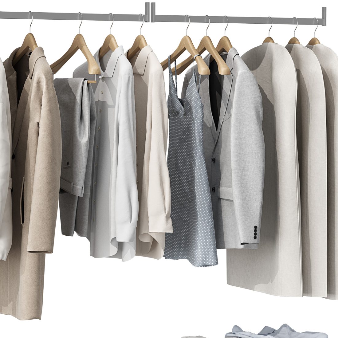 Clothes For Wardrobe Set 02 3D Model for VRay, Corona | CGMood