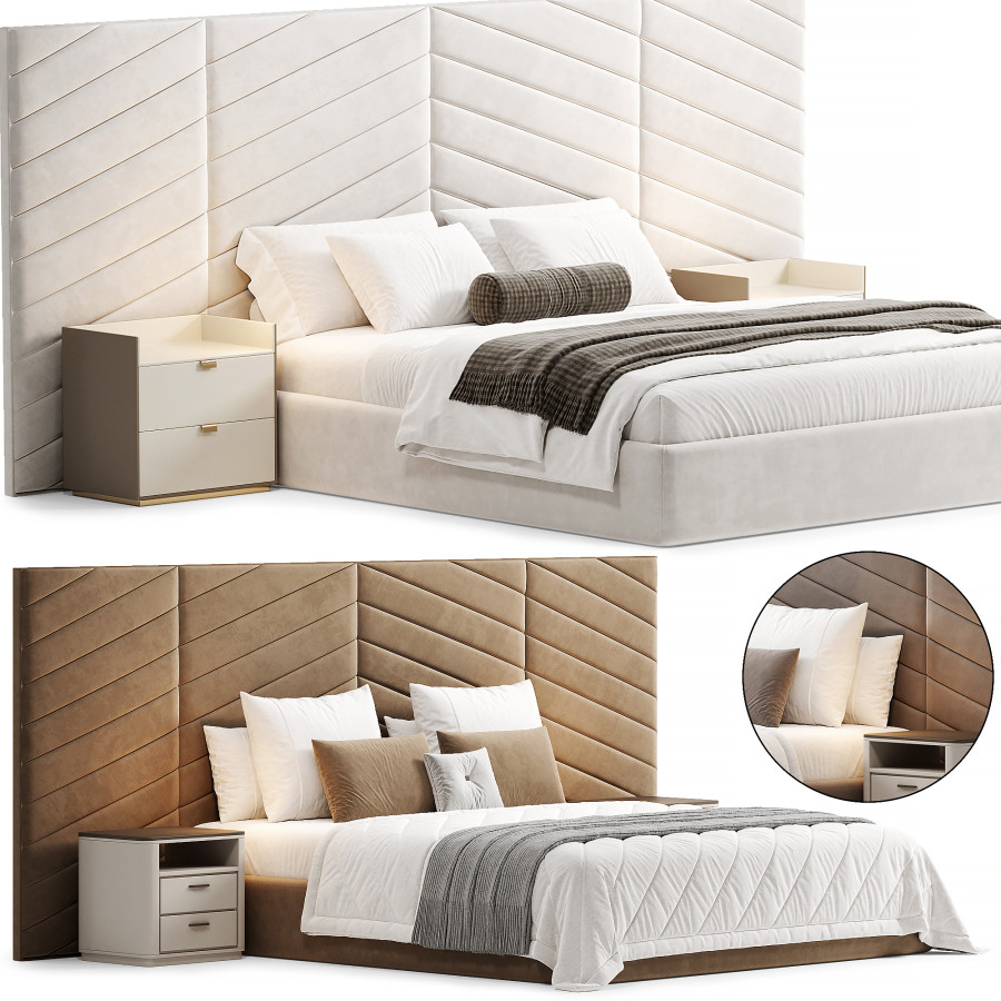 Memphis Bed By Idealbeds - 3D Model for Corona