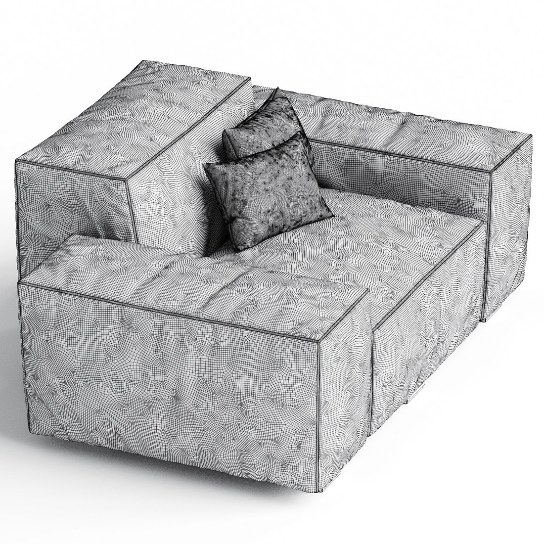 Rencontre Moi | Armchair By Giopagani - 3D Model for Corona