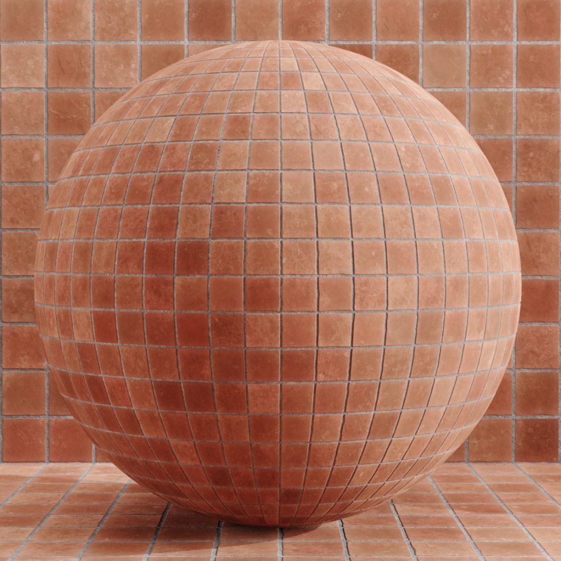 16 Terracotta Brick Tile 10x10 S Texture / PBR Material | CGMood