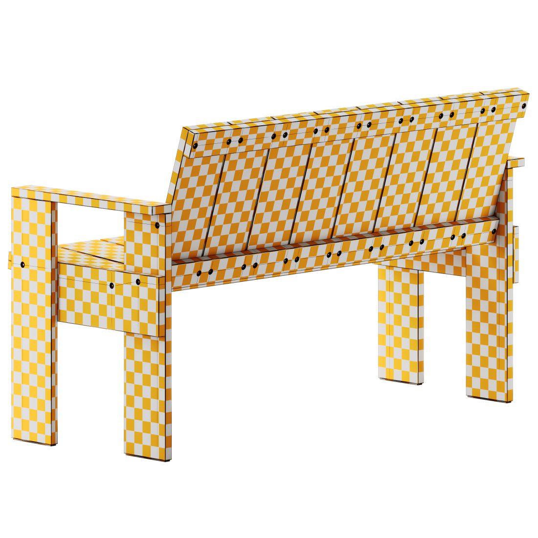 Crate Dining Bench By Hay - 3D Model for Corona