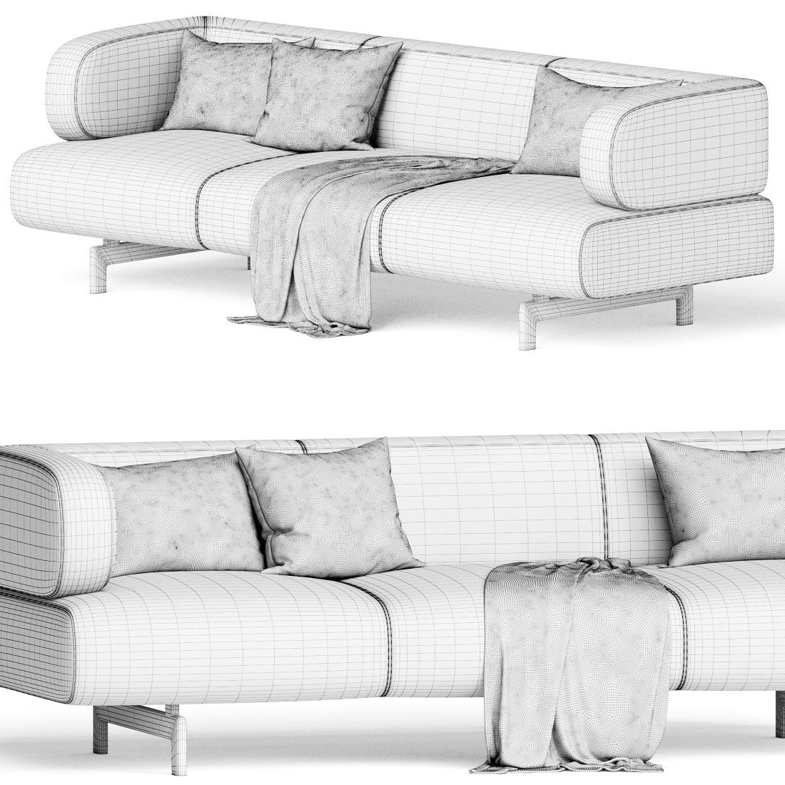 Soren Sofa 3D Model for Corona | CGMood