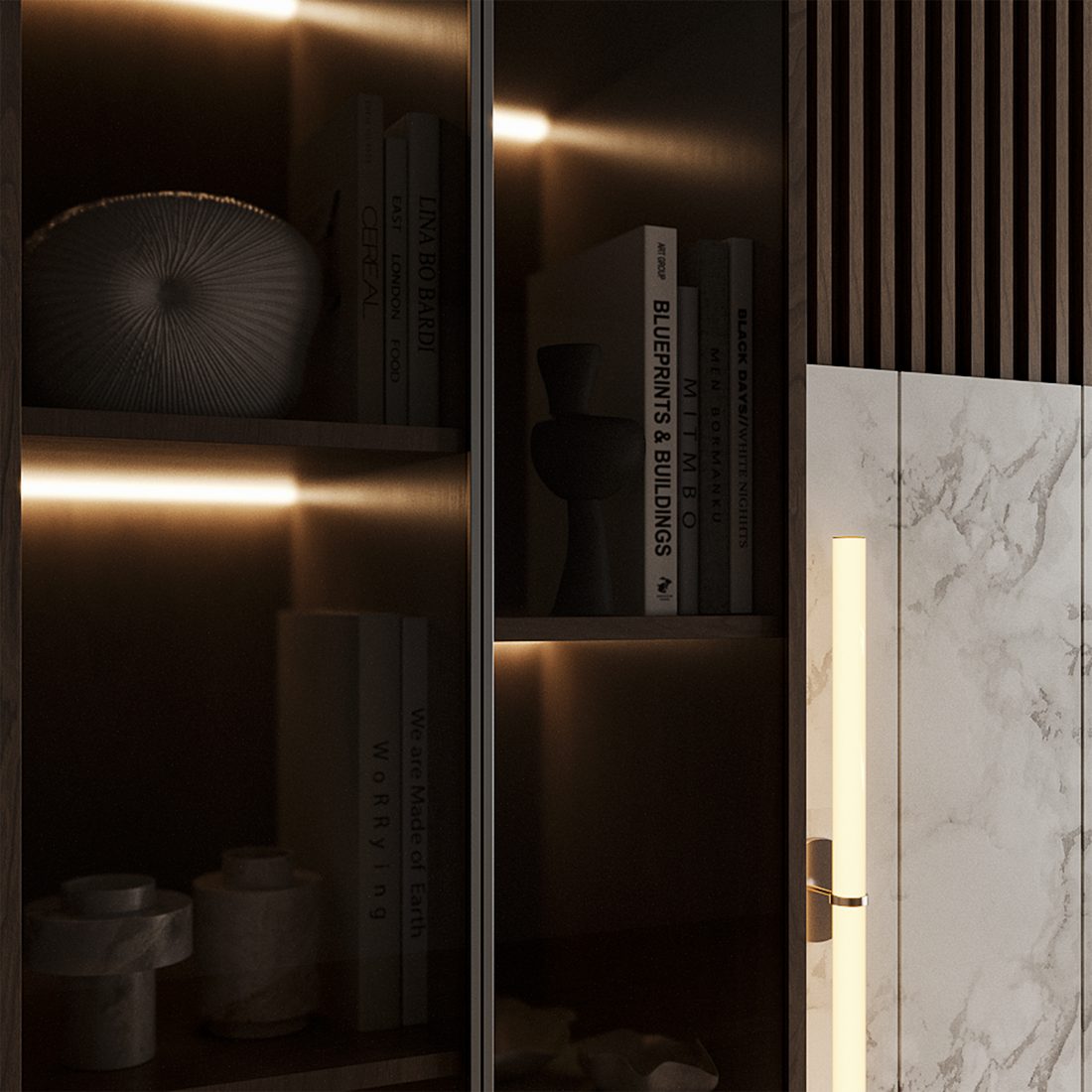 Tw Wall 08 3D Model for VRay, Corona | CGMood