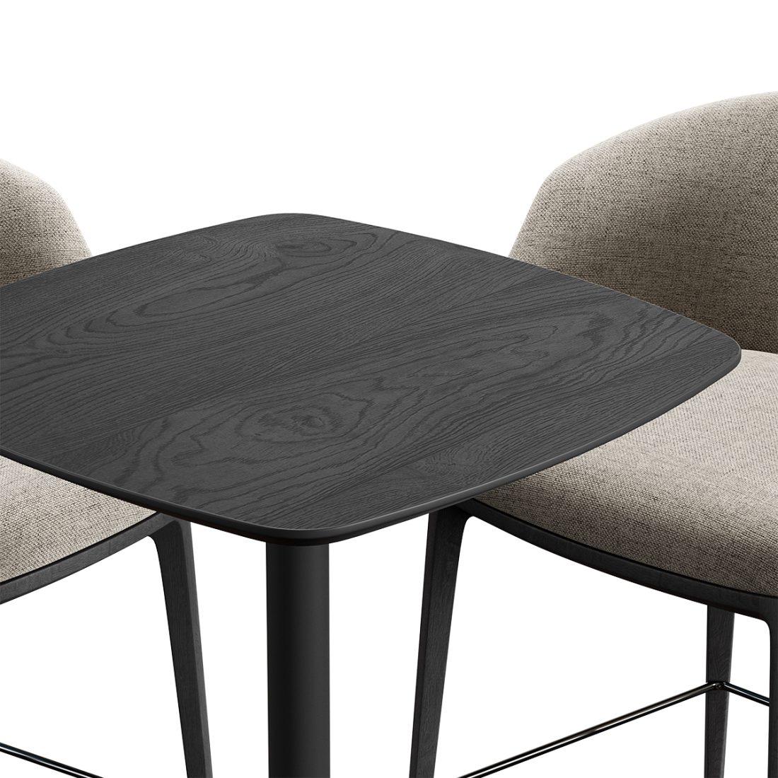 Chair Gest Bar Half Bar Konyshev Table Form Stool - 3D Model for Corona