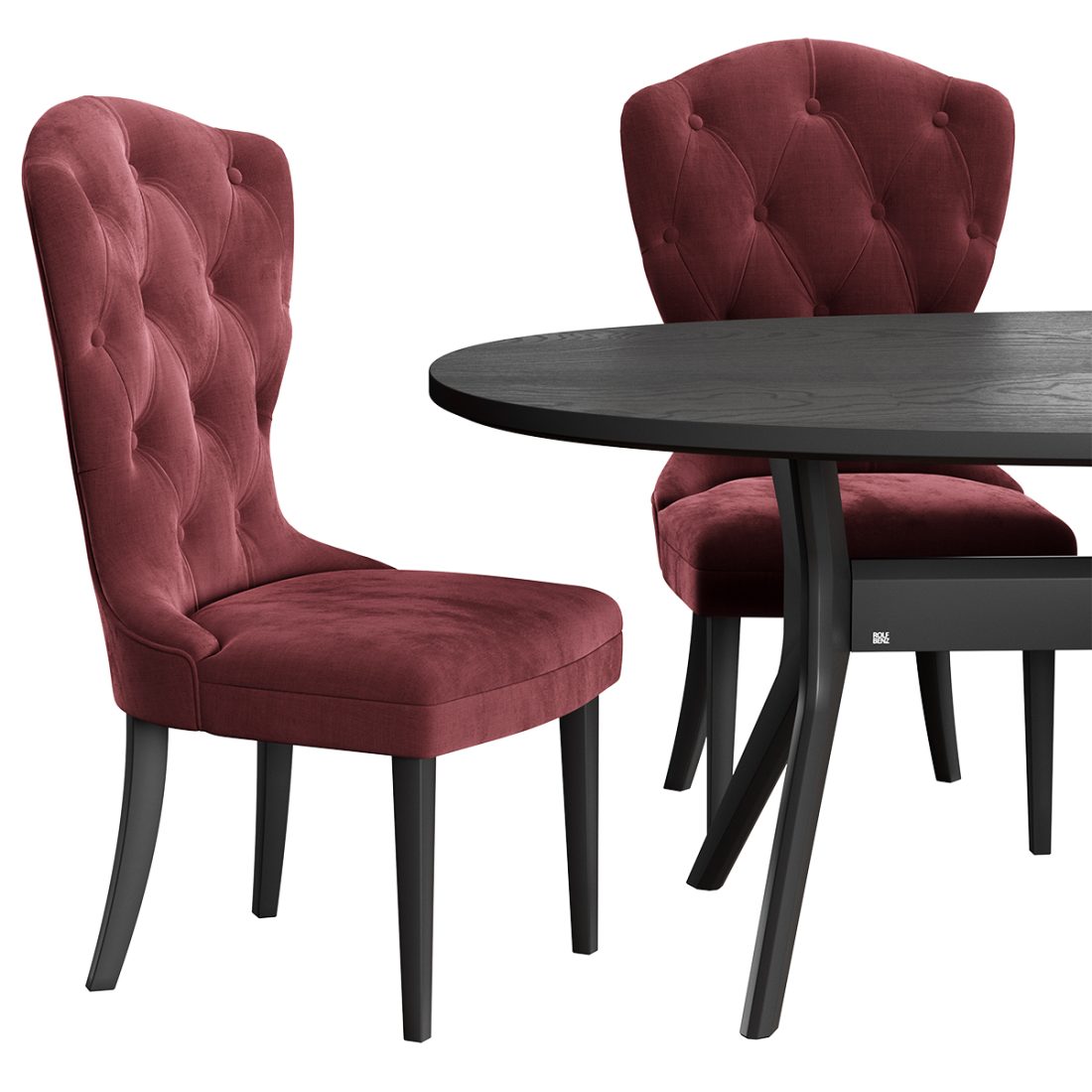 Chair Elegia Konyshev Rolf Benz 965 Table 3D Model for Corona | CGMood