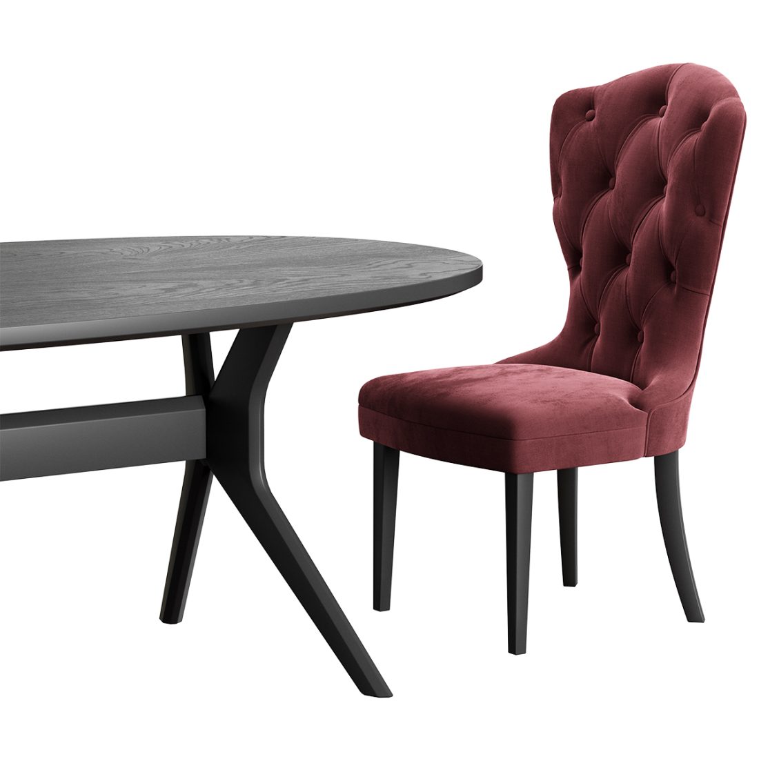 Chair Elegia Konyshev Rolf Benz 965 Table - 3D Model for Corona