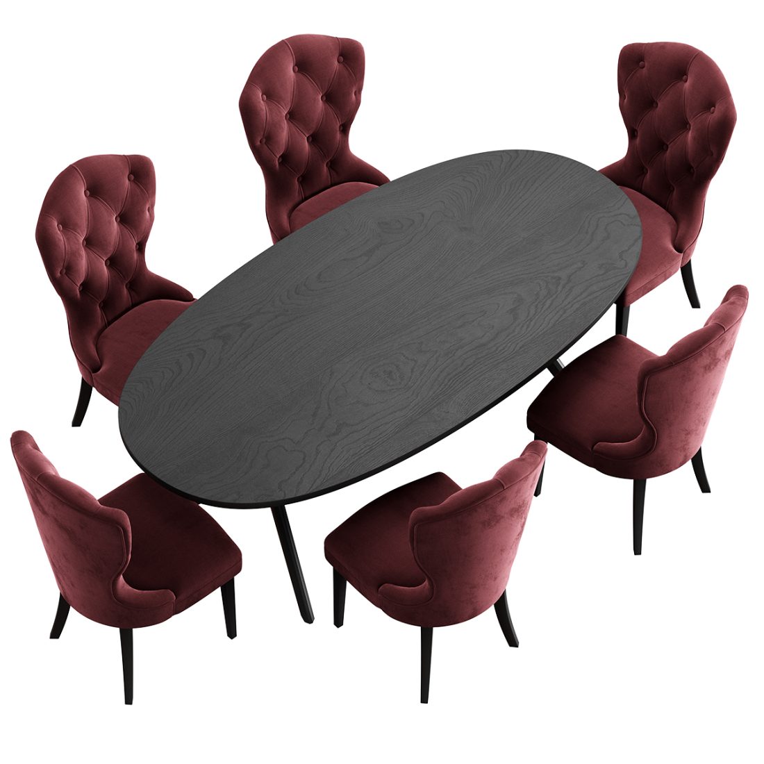 Chair Elegia Konyshev Rolf Benz 965 Table 3D Model for Corona | CGMood